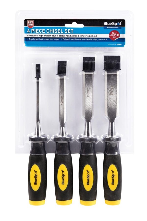 BLUE SPOT TOOLS 4 PCE CHISEL SET | Best Price in 2024 at Bargain LAB