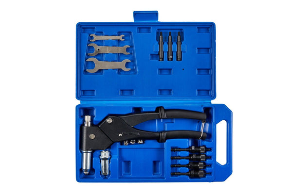 BLUE SPOT TOOLS 360° SWIVEL HEAD MULTI RIVETER (RIVET/NUT/THREADED ...