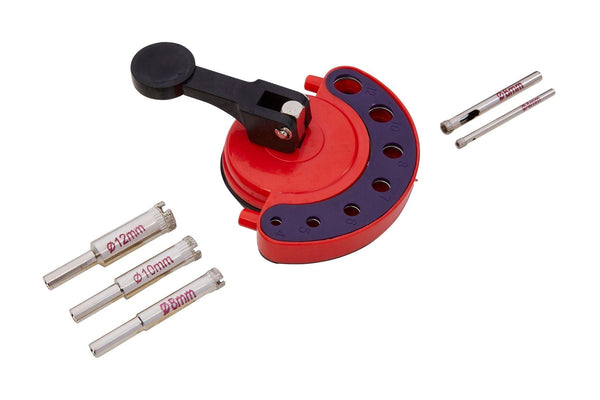 BLUE SPOT TOOLS 6 PCE DIAMOND CORE AND SUCTION JIG SET